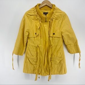 bebe Jackets & Coats | Black And White Coat With Gold Accents | Poshmark